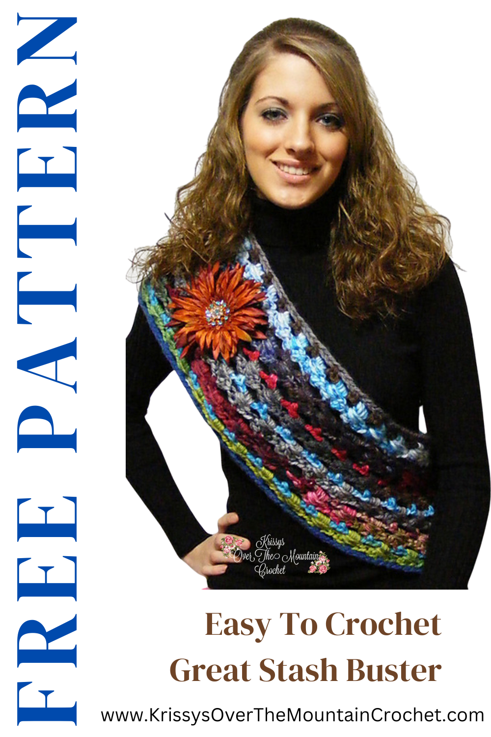 Chunky Yarn Cowl Infinity Scarf: Free Crochet Pattern - Krissys Over ...